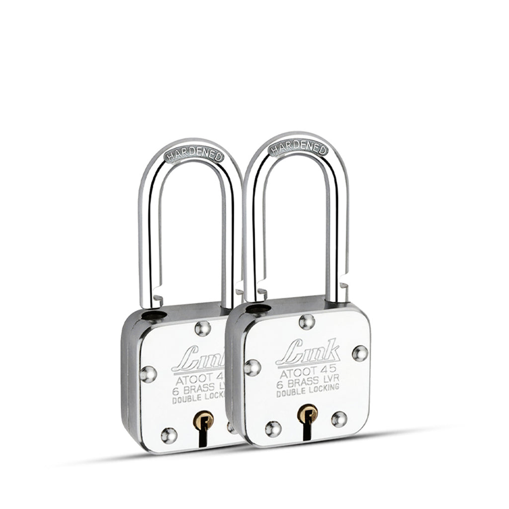 Link Atoot 45MM Long Shackle Lock | Double Locking | Steel Body | Hard ...
