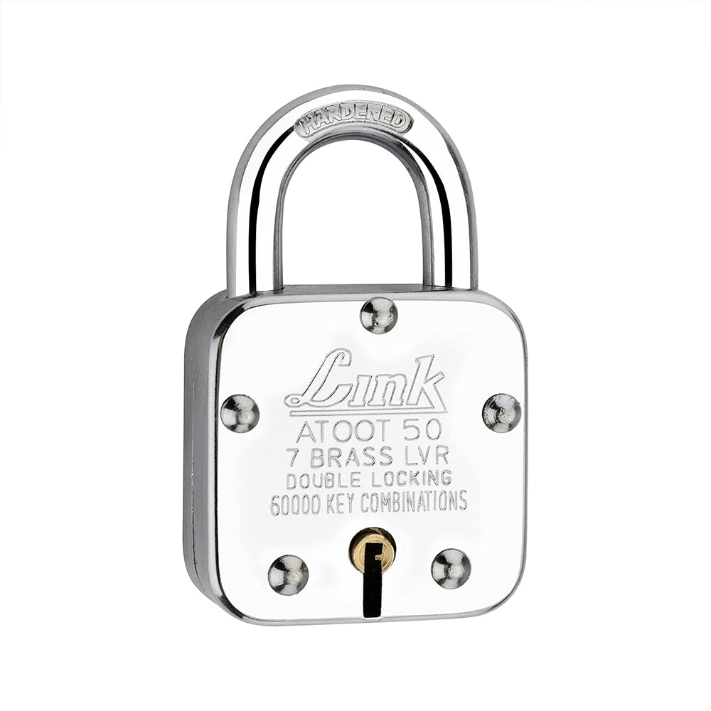Link Atoot 50MM| 60,000 Key Combinations | Steel Body | Hardened Shack