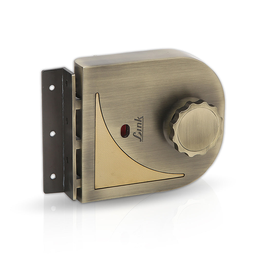 Link Setu Rim Lock OSK Antique | Double Door Lock